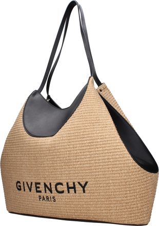 Givenchy Raffia Shoulder Bag - Beige