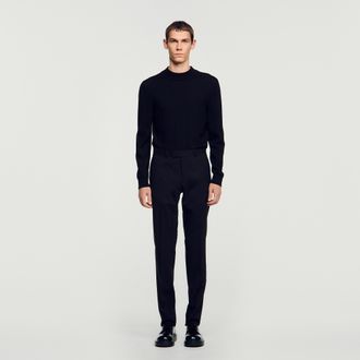 Sandro Pantalon de costume &agrave; coupe classique