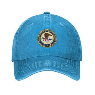 Generic Le Minist&egrave;re De La Justice des &Eacute;tats-Unis Homme Femme Hip-Hop Cap Athl&eacute;tique Casquette Trucker Anti UV Casquette De Baseball pour Randonn&eacute;e Golf Ext&eacute;r