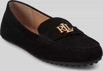 Lauren Ralph Lauren Slipper aus echtem Veloursleder
