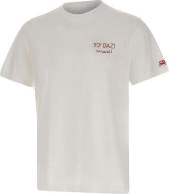 MC2 Saint Barth Portofino Dazi Amari - - Tops - Herren - Wei&szlig; - S