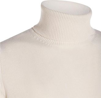 Malo Cashmere Turtleneck Sweater - Beige