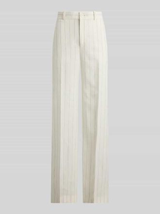 Lauren Ralph Lauren Wide Leg Hose aus reinem Leinen