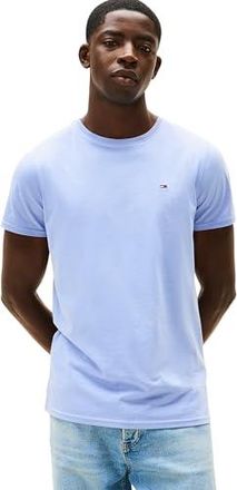 Tommy Jeans TJM Xslim Jersey Tee Ext Dm0Dm04411 T-Shirt S/S, Blue (Nordic Iris), M Homme