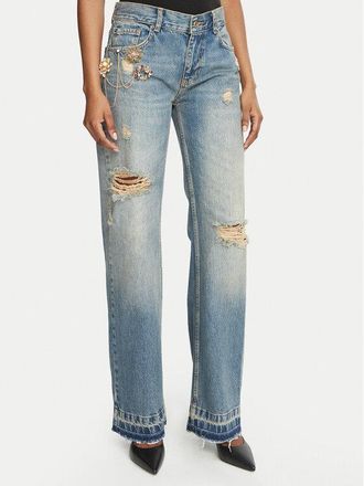 Liu Jo Jeans Selected by Gigi Hadid ZB7306 D0418 Blau Straight Leg