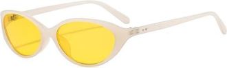 Generic Lunettes De Soleil Dext&eacute;rieur &Agrave; Petite Monture For Hommes Et Femmes, UV400 For La Conduite En Vacances(Yellow)