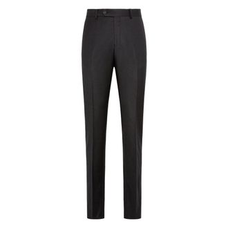 Boggi Milano Homme, Pantalons, Noir, Taille: L Slim-fit Pantalons