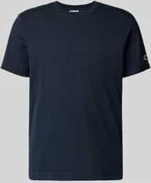 Champion T-Shirt mit Label-Stitchings und Rundhalsausschnitt
