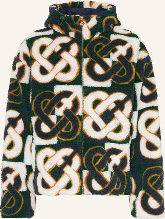 Casablanca Teddyfell-Jacke gruen