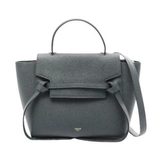 Celine Pre-owned Sac banane Micro en cuir - Femme - Pre-owned - Vert - Taille: ONE Size