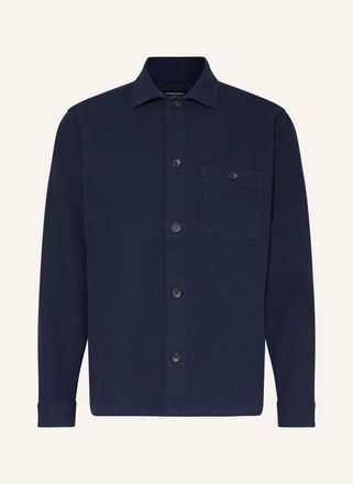 Strokesman's Strokesmans Piqu&eacute;-Hemd Comfort Fit blau