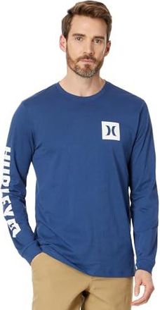 Hurley Homme Evd The Box Ls T-Shirt, sous-Marin., L EU