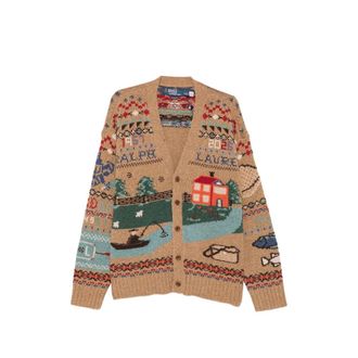 Ralph Lauren Intarsia-knit V-neck Cardigan