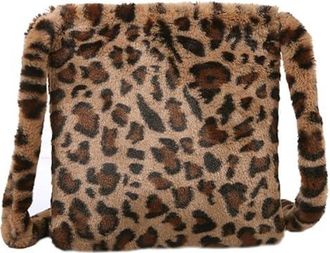 Soimiss 1pi&egrave;ce Sac &Agrave; Bandouli&egrave;re Femme Motif L&eacute;opard Capacit&eacute; Sac De Rangement &Eacute;l&eacute;gant Pour Sorties Shopping Et Plage