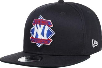 New Era Casquette 9Fifty Diamond Patch YankeesEra Femme/Homme - Visiere Plate de Baseball MLB Snapback, avec Hiver Automne Printemps Ete Printemps-ete - M/L (
