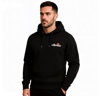 Ellesse Hoodie ELLESSE HOODIE Sweatshirt mit Kapuze Schwarz Herren S-XXL