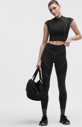 lululemon Legging taille haute avec empi&egrave;cements en Everlux pour Femmes - Taille 10