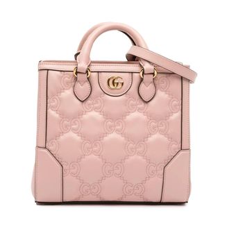 Gucci Pre-owned Top Handle Tote Bag - - Pre-owned - Damen - Rosa - ONE SIZE