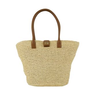 Anine Bing Femme, Sacs, Beige, Taille: ONE Size Sac fourre-tout en raphia