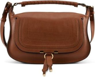Chlo&eacute; Petit sac &agrave; main Marcie en cuir de veau souple