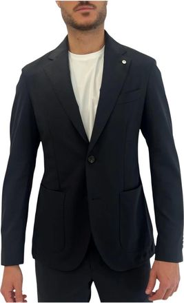 L.B.M. 1911 L.b.m. 1911, Homme, Vestes, Bleu, Taille: 4XL Vestes