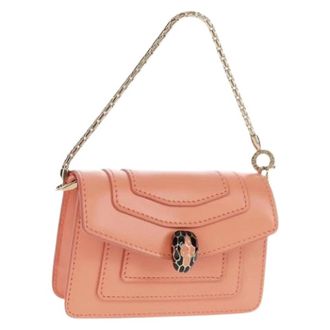 Bulgari Pre-owned Leder schlsselhalter - - Pre-owned - Damen - Orange - ONE SIZE