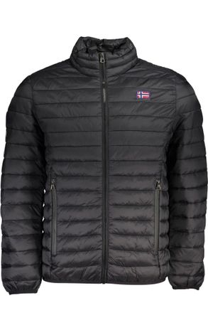 Napapijri Graues Baumwoll-Herren-T-Shirt