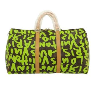 Louis Vuitton Pre-owned Canvas Weekend Bag - - Pre-owned - Damen - Gr&uuml;n - ONE SIZE