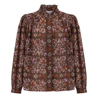 Antik Batik Blouse Flora Voile de Coton Antik Batik