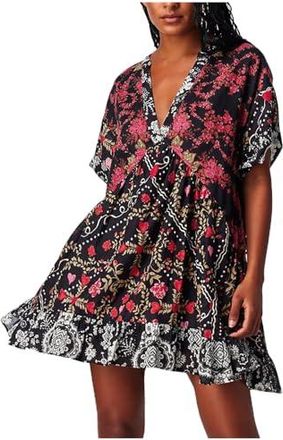 Generic Robe pour Mariage Manche Longue Fleurie Petite Asym&eacute;trique Classe Boutique Licorne T&eacute;moin Originale Clair Marque Mariniere Oriental Courtes Blanches M