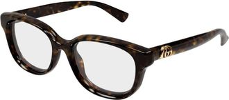 Gucci Square Optical Frame - - Accessories - unisex - Braun - 54 MM
