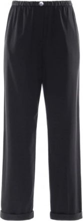Nenette Femme, Pantalons, Noir, Taille: 38 FR Pantalone Ebby