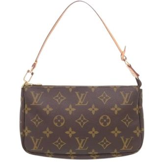 Louis Vuitton Pre-owned Monogram Canvas Pochette - Femme - Pre-owned - Brun - Taille: ONE Size