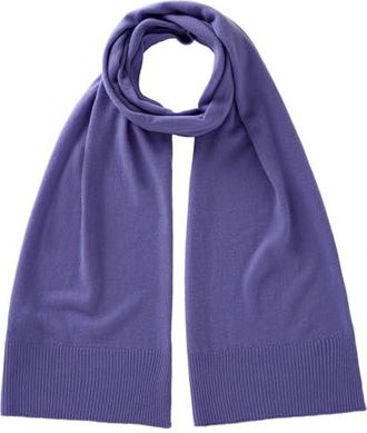 Benetton Écharpe en Tricot 1002du01e Foulard, Aubergine, Taille Unique Femme