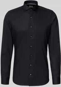 Olymp Level 5 Body Fit Business-Hemd aus Baumwolle mit Kentkragen