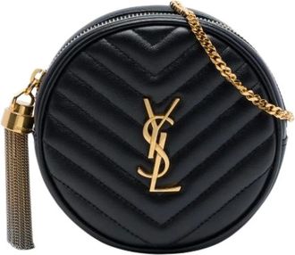 Saint Laurent Sac banane matelass&eacute; doccasion - Femme - Pre-owned - Noir - Taille: ONE Size