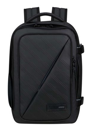 American Tourister Take2Cabin - Ryanair Kabinentasche 40 x 25 x 20 cm, 24 L, 0.50 kg, Handgep&auml;ck, Flugzeug Rucksack S Underseater, Schwarz Edition (Black Edition)