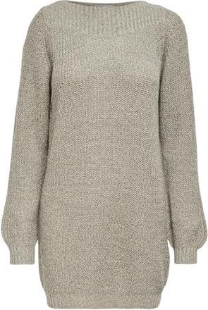 Jacqueline de Yong Jdywhitney Megan L/S Robe Bateau KNT Noos pour Femme, Ciment, M