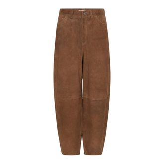 Inwear Lederhose - - Trousers - Damen - Braun - 2XL