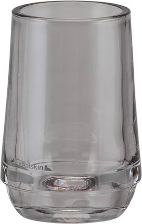 Sealskin Mood Zahnputzbecher, Zahnbürstenhalter aus Glas, Farbe: Farbe: Grau