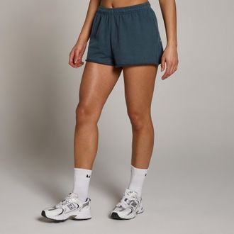 MyProtein Short MP Move Club femme en molleton l&eacute;ger - Bleu d&eacute;lav&eacute; - XXL