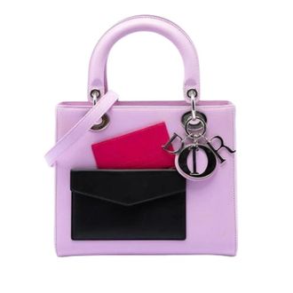 Dior Sac &agrave; main Pre-owned Lady Dior - Femme - Pre-owned - Violet - Taille: ONE Size