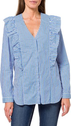 Marc O'Polo Denim Damen 747129142565 Bluse, Mehrfarbig (Combo N80), Large