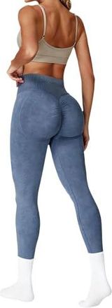 Generic Legging anti-cellulite pour femme - Legging de compression pour femme - Grande taille - Pour femme, bleu, M