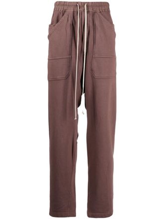 Rick Owens pantalon de jogging Mauve à lien de resserrage - Violet