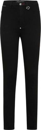 Philipp Plein Femme, Jeans, Noir, Taille: W25 Jegging Super Taille Haute