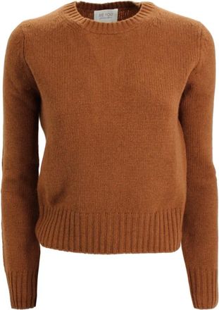 Be You Femme, Pulls, Beige, Taille: 38 FR Maille Ras du Cou