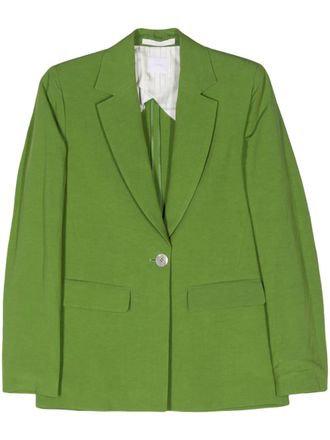 Merci blazer &agrave; revers crant&eacute;s - Vert
