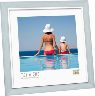 Deknudt Frames Bilderrahmen Gre (Bild): 25 Cm H X 20 Cm B, Farbe: Blau
