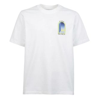 Casablanca Arches Classic Tee - - Tops - Herren - Wei&szlig; - L